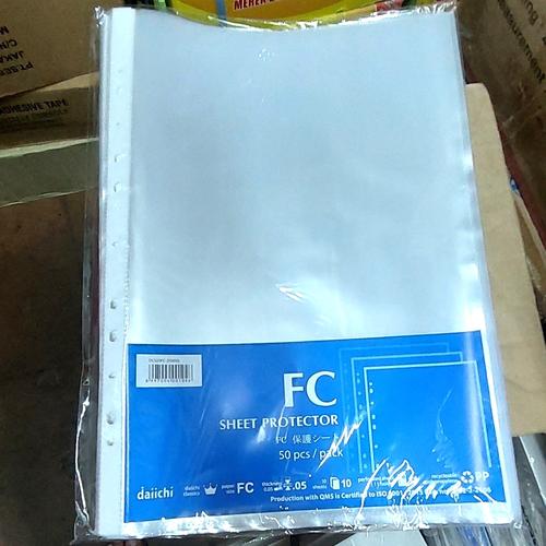 Jual Daiichi Sheet Protector F4/Folio (per set isi 50) - Jakarta Utara ...