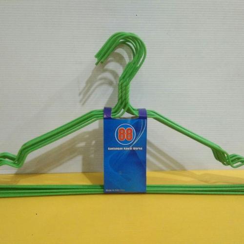 Jual Hanger Kawat Stainless - Gantungan Baju Warna Coating Plastik 88 ...