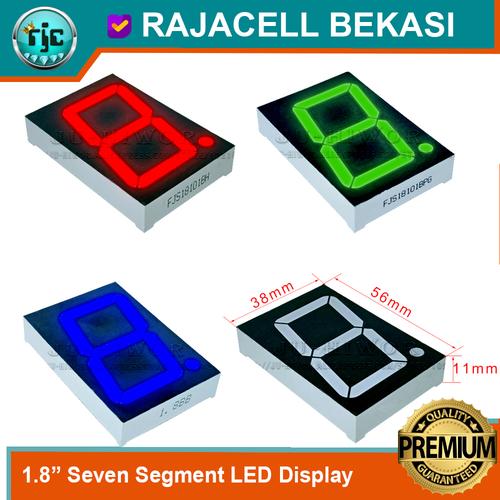 Jual 1.8" Seven Segment Display 1 Digit 7-Segment 1,8 inch LED Digital ...