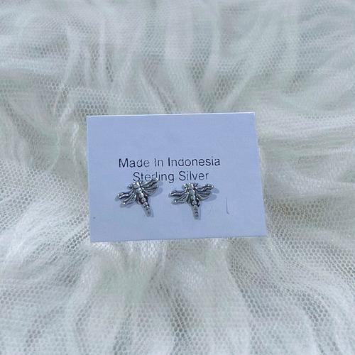 Jual Perhiasan wanita anting perak bali silver earrings 925 capung ...