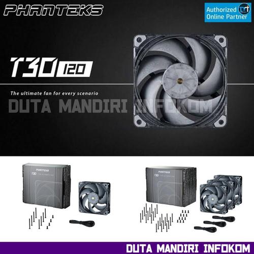 Jual Phanteks T30-120 Single I Triple Pack - High-Performance Premium ...