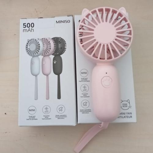 Jual KIPAS ANGIN TANGAN KECIL MINISO MINI FAN MINIFAN ORIGINAL ASLI ...