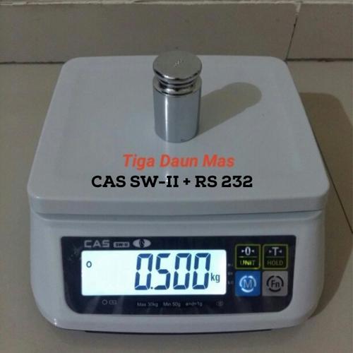 Jual Timbangan Meja CAS SW II + RS 232 3 Kg / 6 Kg / 15 Kg / 30 Kg - 3 Kg x 0,1 Gr - Jakarta ...