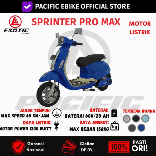 Promo Motor Listrik Vespa Listrik Exotic Sprinter Pro Max Promax ...