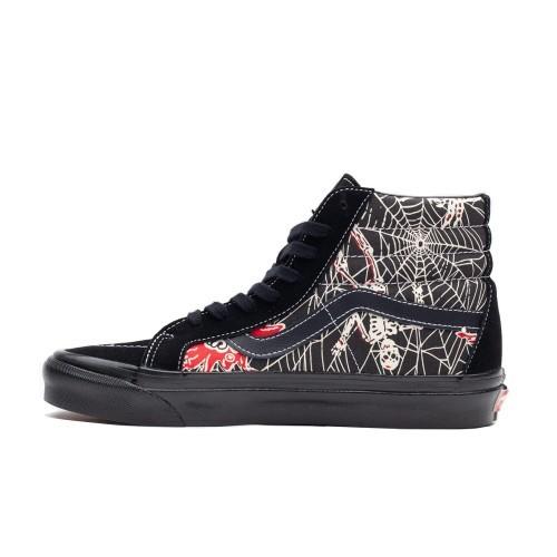 Jual VANS SK8 HI 38 DX ANAHEIM FACTORY OG BLACK SPIDER WEB ORIGINAL ...
