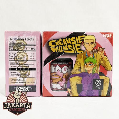 Jual CREAMSIE WHIMSIE V2 MONBERRY 60ML BY VEM JUICE - 6MG - Jakarta ...