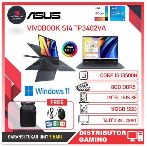 Jual ASUS VIVOBOOK S14 TP3402VA I5 13500H 8GB 512GB IRISXE W11+OHS ...