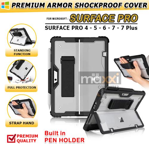 Jual Microsoft Surface Pro 4 5 6 7 Plus Strap Hardcase Softcase Case ...