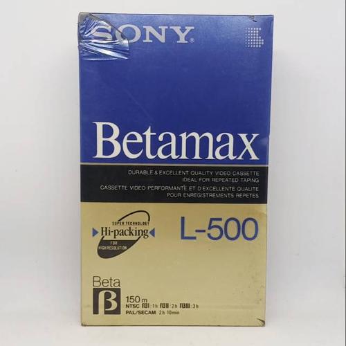 Jual Kaset Video VHS Sony Betamax L-500 Video Blank Tape Cassette L ...