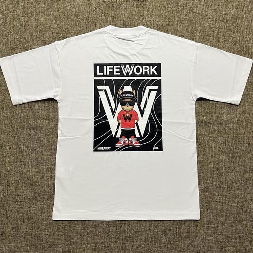 Jual Lifework Hipdog W Frame Tee White Original / Life Work - Kota Palembang - Oriten Store ID ...