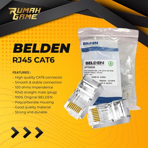Jual Conector Rj45 Cat6 Belden Original LAn Cat6 Rj45 - Kota Semarang ...