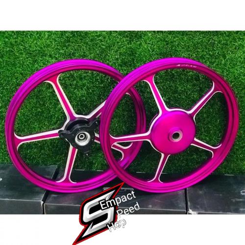 Jual Velg Aerox Aji racing FG505 Pnp Aerox old new - Hitam, Aerox Old ...