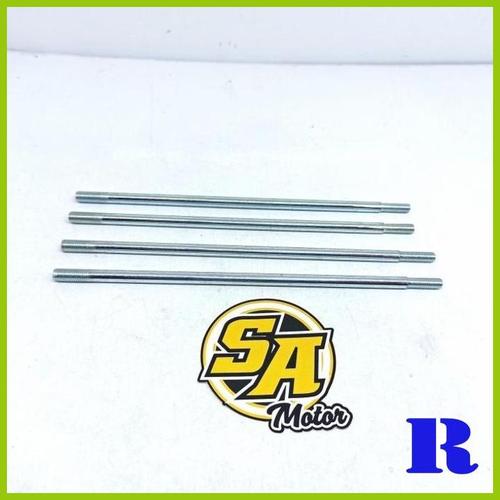 Jual baut ancer baut blok tusuk sate grand supra set 4 pcs besi chrome ...