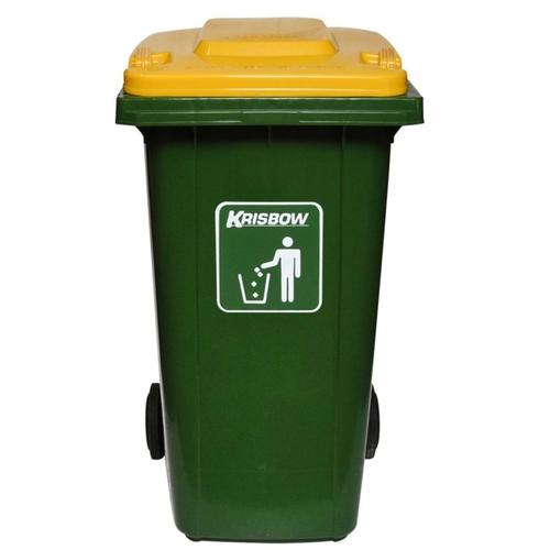 Jual krisbow tempat sampah outdoor 100 Ltr dengan roda / tong sampah - Hijau - Jakarta Timur ...
