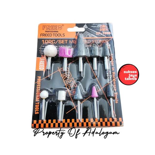 Jual BISON Batu Osco - Mounted Stone 10 pcs Set Gerinda Botol Asah ...