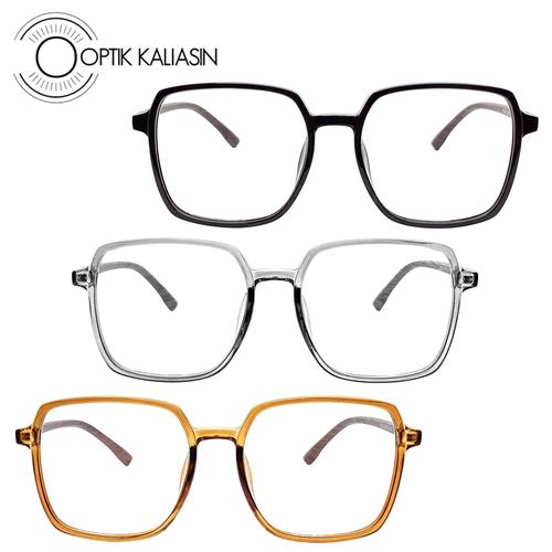 Promo Frame kacamata pria wanita kotak vintage besar pegas fashion 79019 - Hitam - Kota Surabaya ...