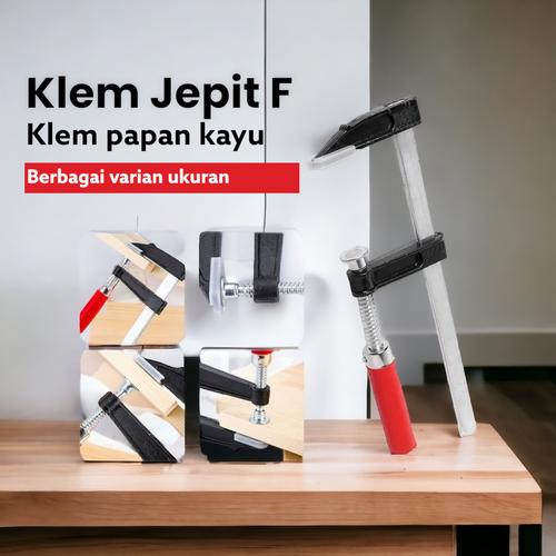Jual Klem Jepit F Clamp Papan Kayu Heavy Duty Woodworking - WORKPRO ...