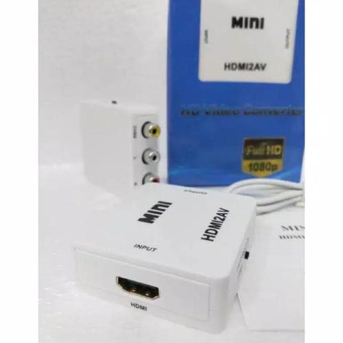 Jual Hdmi To Av Rca Converter Adapter Mini Hdmi2Av Adapter Mini Box ...