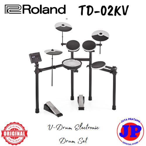 Jual Roland TD-02KV V-Drum Electronic Drum Set Drum Elektrik TD02KV ...