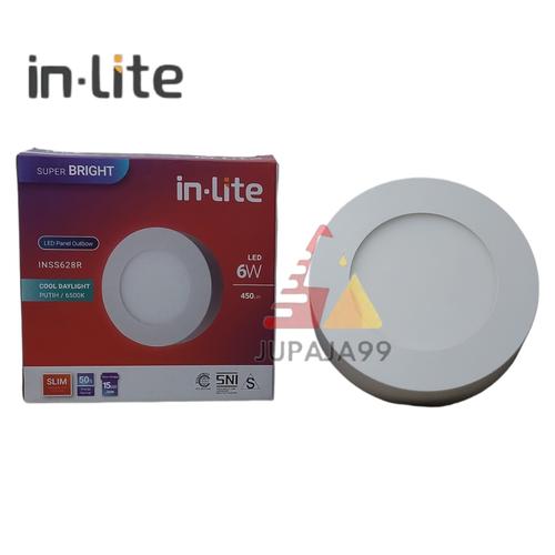 Jual LAMPU DOWNLIGHT PANEL LED INLITE OUTBOW 6W 6 WATT BULAT INSS628R ...