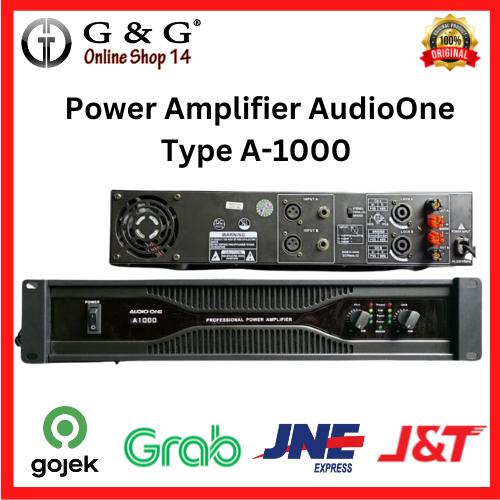 Jual Power Amplifier AudioOne Type A-1000 ORIGINAL 100% - Jakarta Barat ...