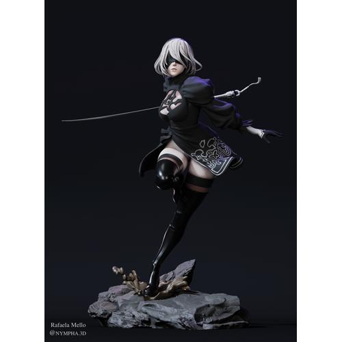 Jual nier automata 2b fanart resin kit figure - 1/12 - Kota Tangerang ...