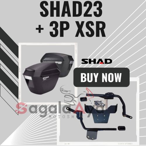 Jual Side box SHAD 23 SH 23 box samping ori SHAD bracket YAMAHA XSR ...