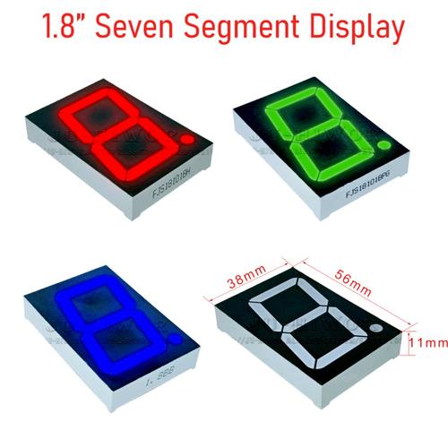 Jual 1.8" Seven Segment Display 1 Digit 7-Segment 1,8 inch LED Digital ...