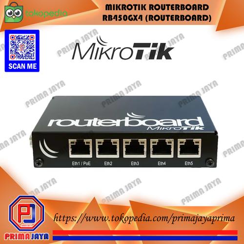 Jual MIKROTIK RB450Gx4 RB450 RB450G GX4 R10/100/1000 POE ROS Lvl.5 ...