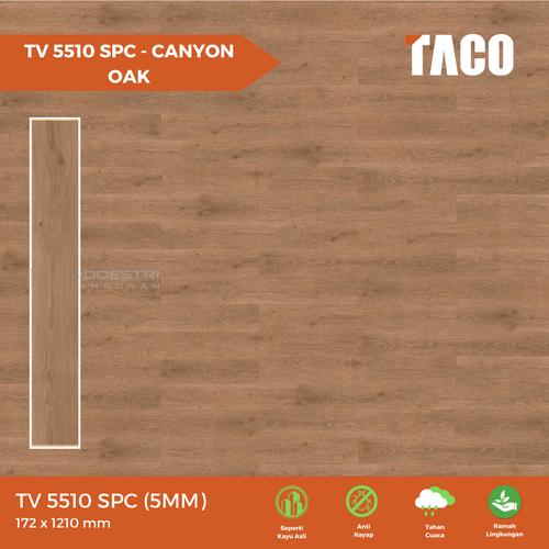 Jual TACO Lantai SPC 5mm TV 5510 Canyon Oak / Lantai SPC Click Motif ...