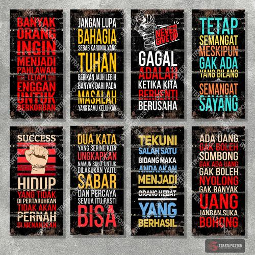 Jual Poster dinding kamar cowok - Hiasan dinding motivasi - Wall decor ...