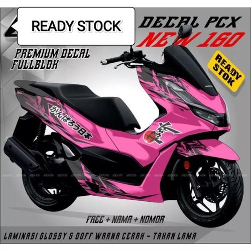 Jual stiker striping pcx 160 decal full body motor all new honda pcx ...