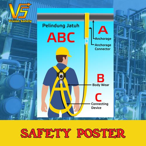 Jual POSTER SAFETY K3 - Bekerja Di Ketinggian ABC - Kab. Sidoarjo ...