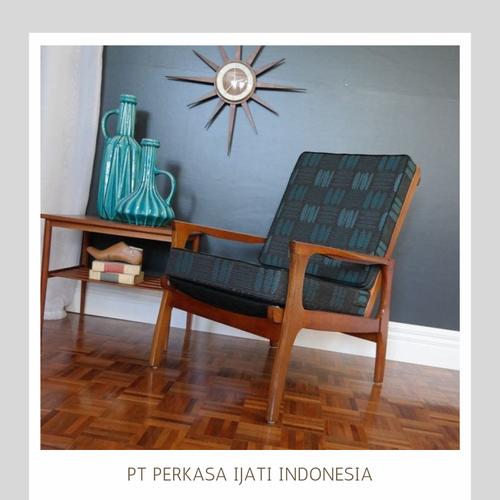 Jual Kursi Retro Kuno Vintage Jadul Rangka Jati Kain Kanvas - Kab ...