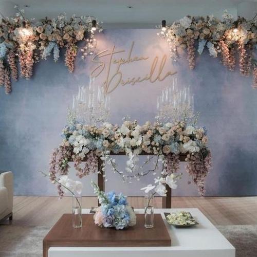 Jual Kain Backdrop Lukisan Background Dekorasi Pelaminan Panggung ...