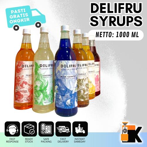 Jual Syrup Delifru 1000ml - All Flavours - Vanilla - Kota Tangerang ...