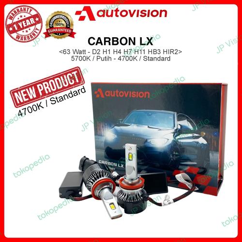 Jual Lampu LED Mobil H4 / H11 / HB3 Autovision Carbon LX 63 Watt 5700K ...