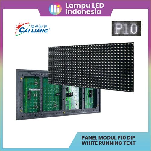 Promo MODUL P10 DIP PUTIH RUNNING TEXT LED OUTDOOR TALLED - Kota ...