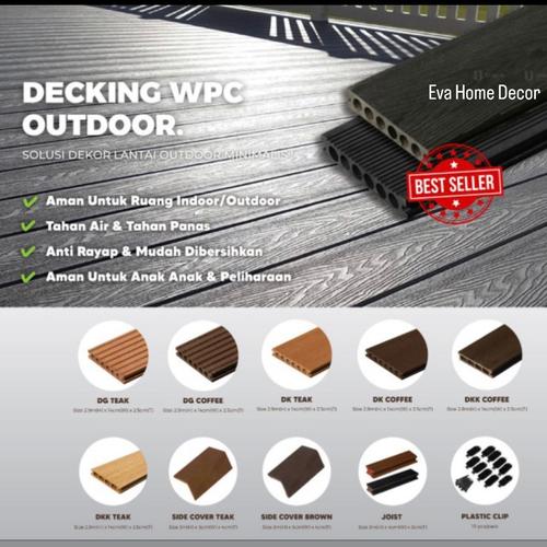 Jual Decking Lantai WPC Brown / Lantai WPC Outdoor / Pool / Taman - DG ...