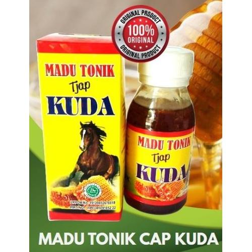 Jual Madu Tonik Kuat Lelaki Cap Kuda 5x / Tjap Kuda Tonik Kuning - Kab ...