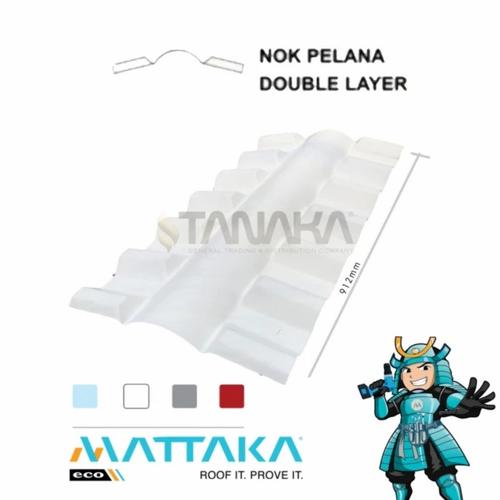 Jual Nok Pelana Mattaka / Wuwungan 912mm - Putih - Kota Bandar Lampung ...