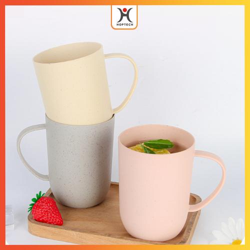 Jual Straw Kopi Mug Cangkir / Gelas Gandum Kokoh / BPA Free - Pink ...