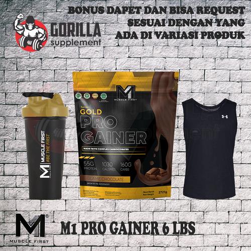 Jual MUSCLE FIRST PRO GAINER GOLD SERIES 6LBS / 2,7 KG M1 NUTRION ...