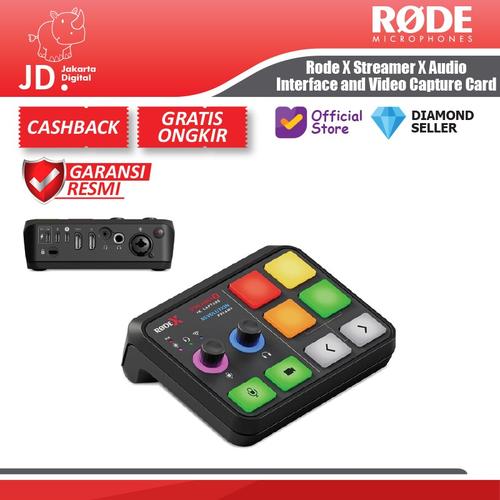 Promo Rode X Streamer X Audio Interface and Video Capture Card - RESMI ...