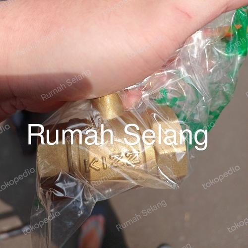 Jual Ball Valve Kizz 1/2 Inch / Ball Valve Kuningan 1/2 Inci / Ball ...