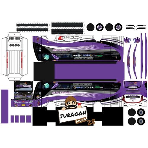 Jual DIY Miniatur Bus SJM Ratu Maher Papercraft - Tanpa Alas - Kab ...