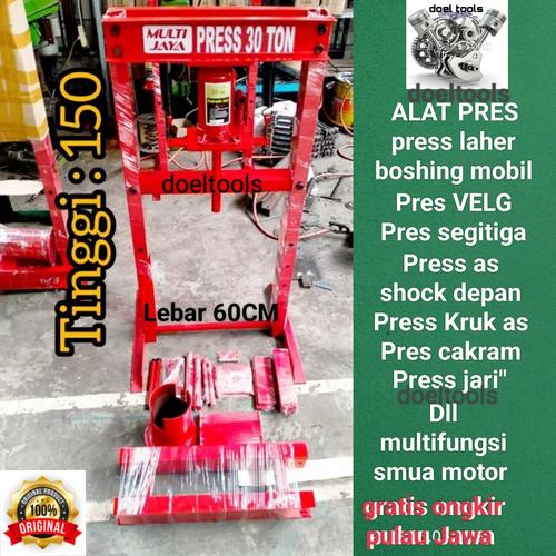 Jual Alat Pres LAHER BUSHING MOBIL pres multifungsi 30 TON - Merah ...