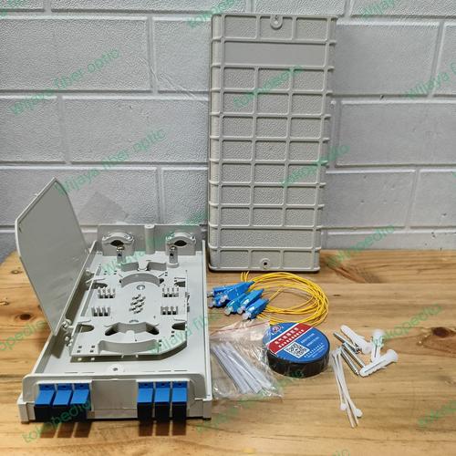 Jual odf 6 core mini lengkap upc/otb 6 core Lengkap adapter dan pigtail ...