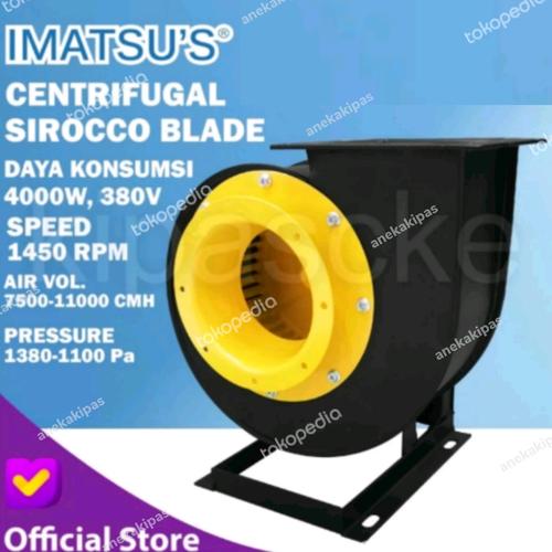 Jual Kipas Keong Centrifugal Fan Blower 4KW 4000W 380V Blower Hisap ...