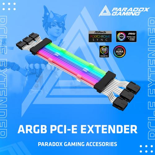 Jual PARADOX GAMING CABLE EXTENDER 3XPCI-E 6+2 ARGB PCI-E - Jakarta ...